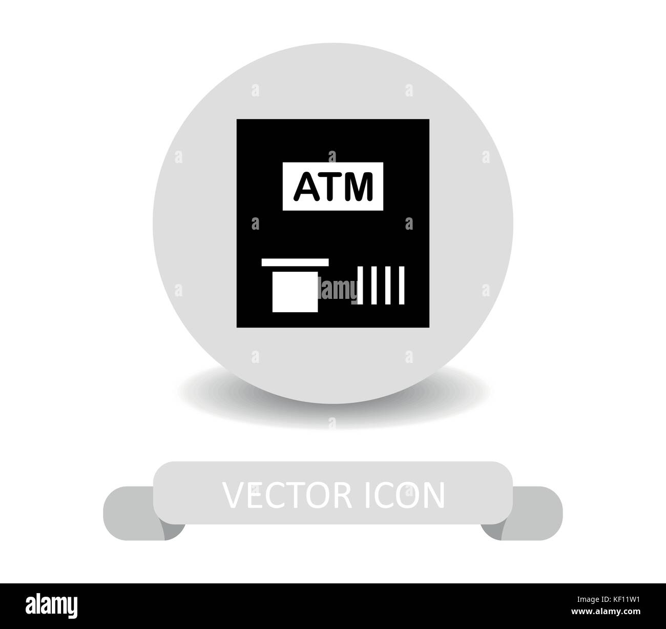 atm icon on white background Stock Vector Image & Art - Alamy