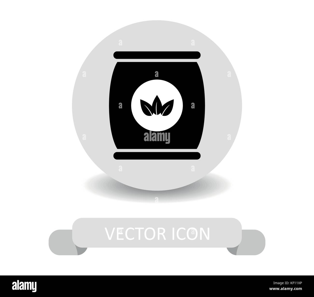 Fertilizer bag icon on Stock Vector Images - Alamy
