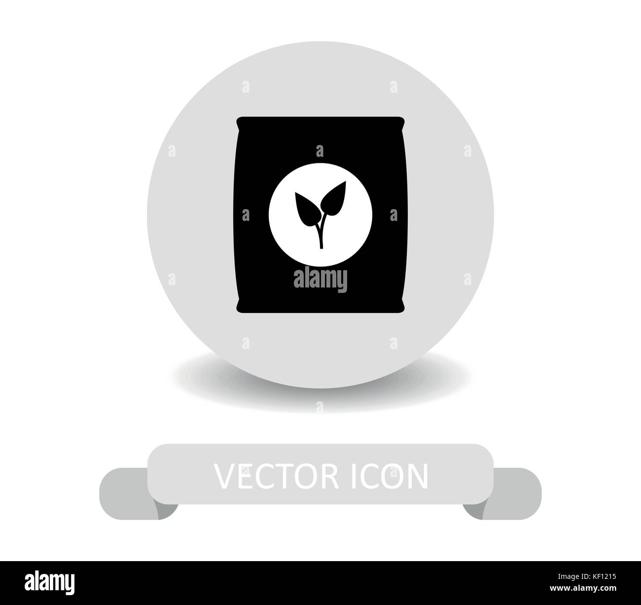 Fertilizer bag icon on Stock Vector Images - Alamy