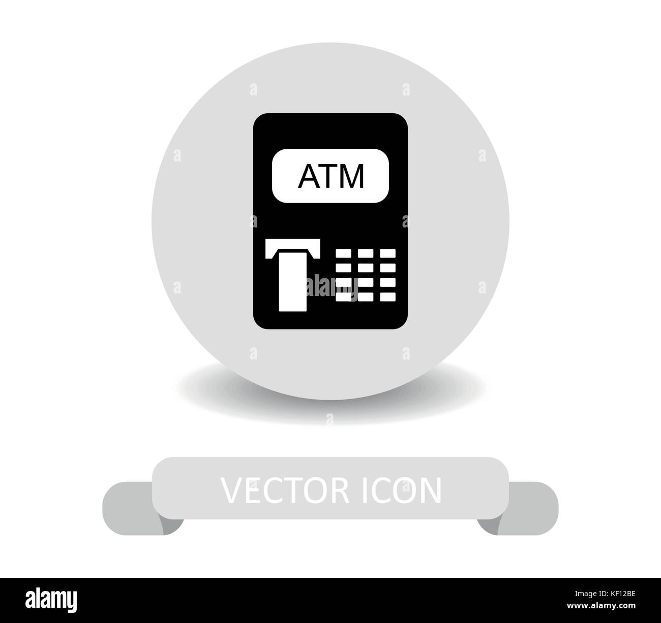 atm icon on white background Stock Vector Image & Art - Alamy