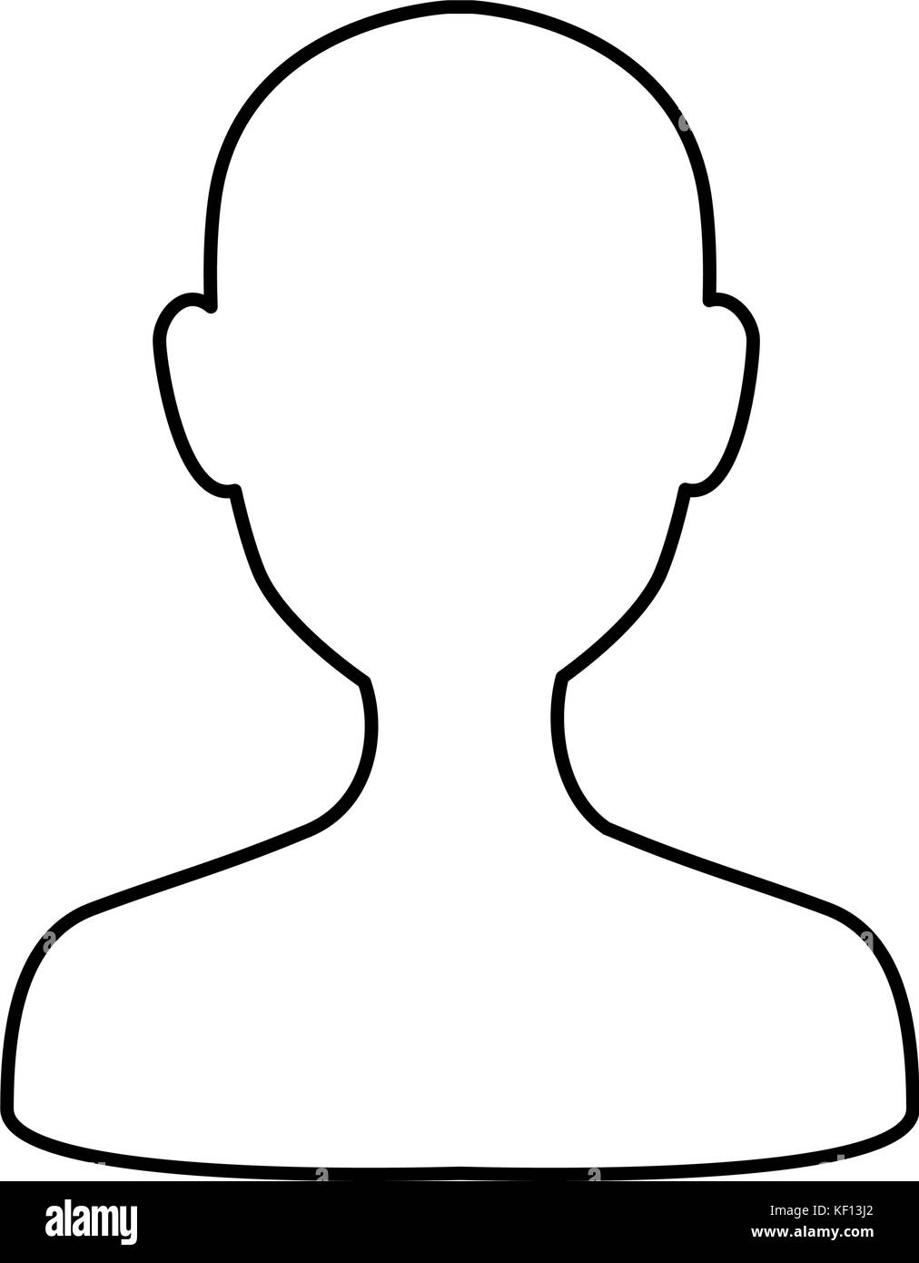 user silhouette avatar icon vector illustration design Stock Vector ...