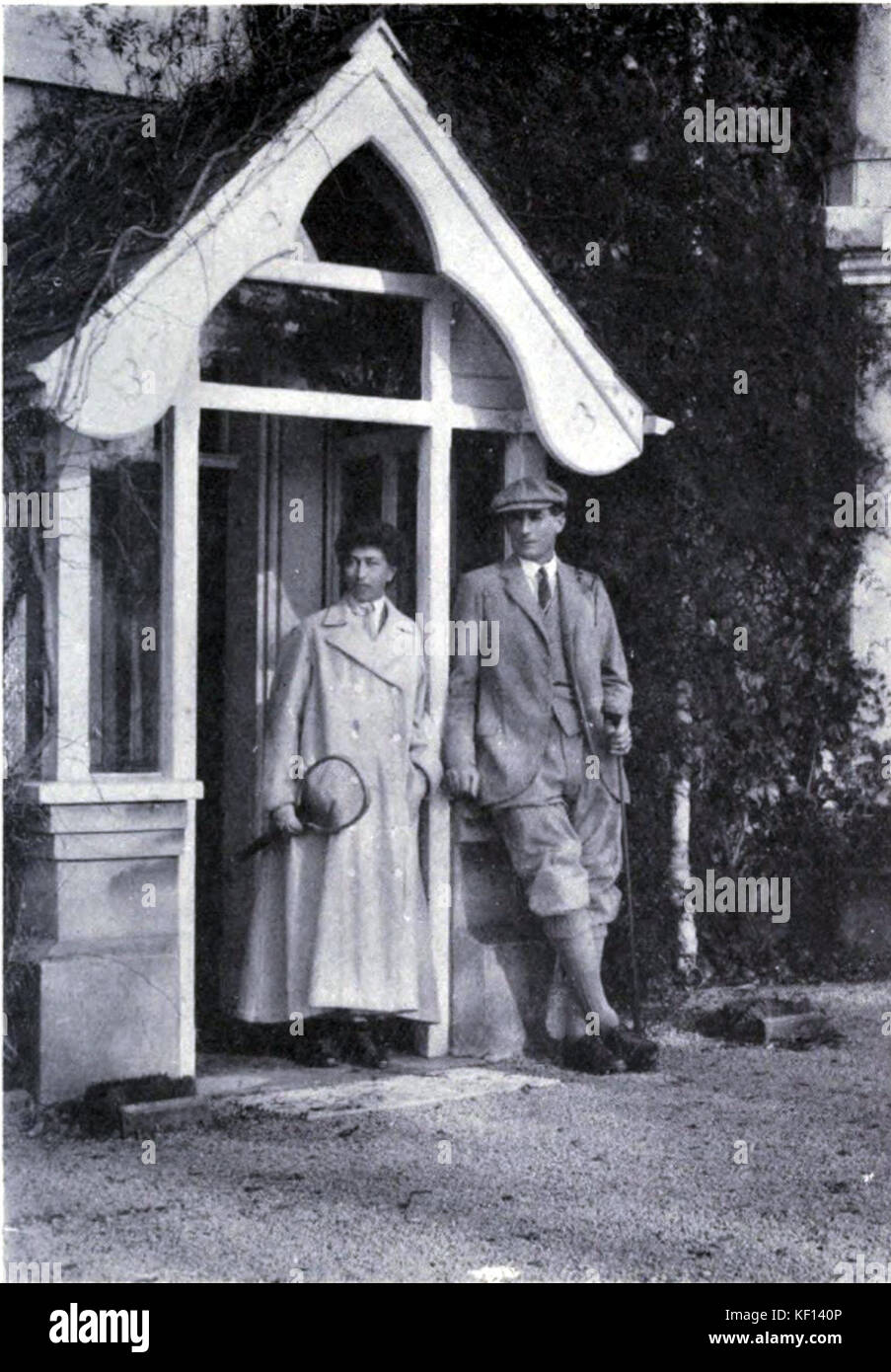 A photograph depicting Mr. and Mrs. Hillyard, possibly a notable couple ...
