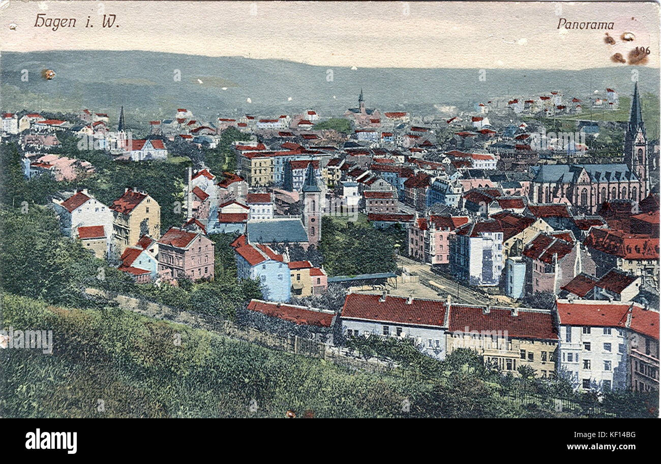 Hagen Panorama Stock Photo - Alamy