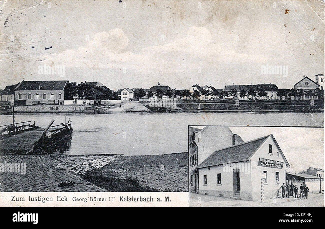 Kelsterbach Postcard Stock Photo - Alamy