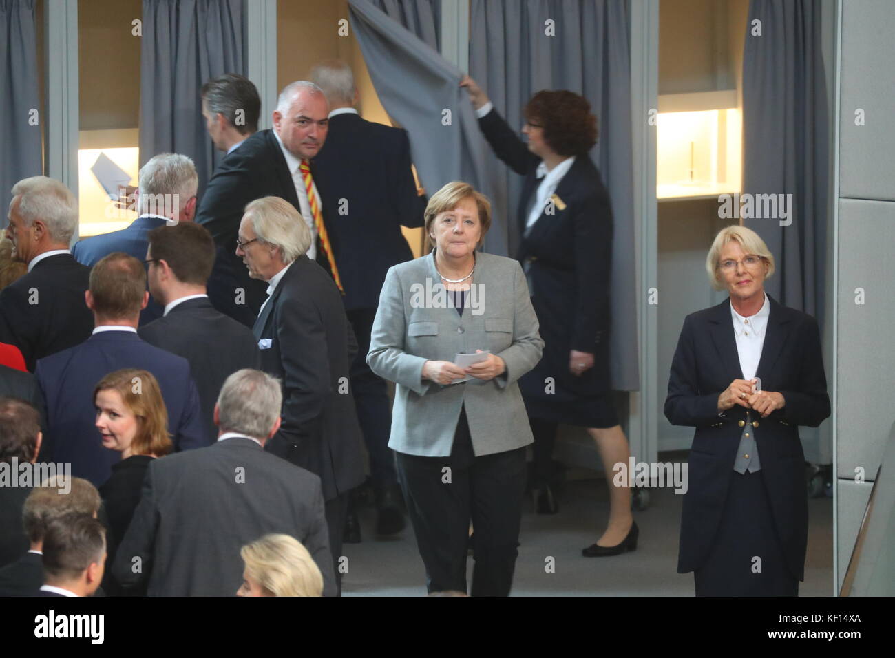 Berlin, Germany. 24th Oct, 2017. German Chancellor Angela Merkel ...