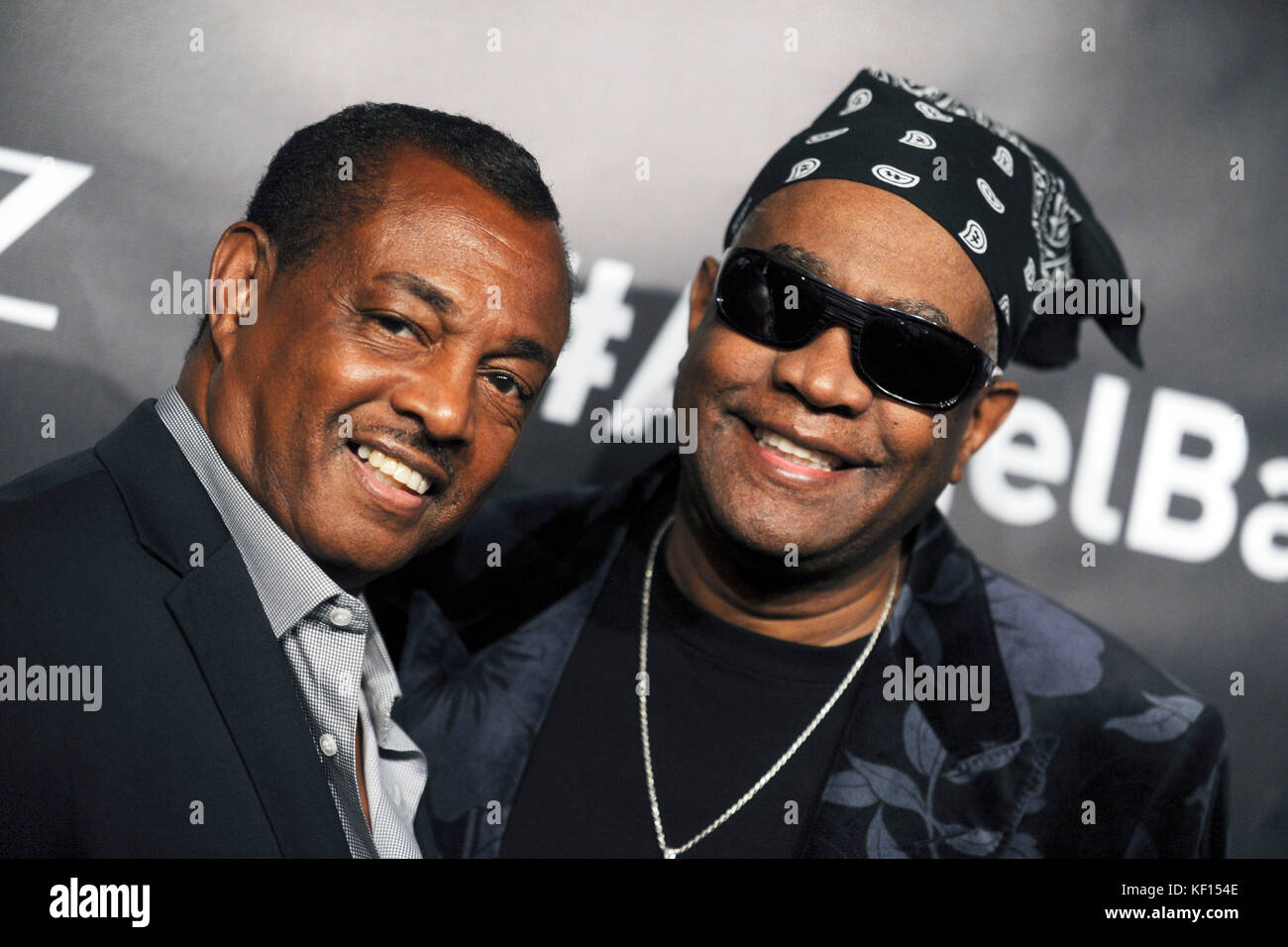 New York, USA. 23rd October, 2017. Robert 'Kool' Bell and Ronald ...
