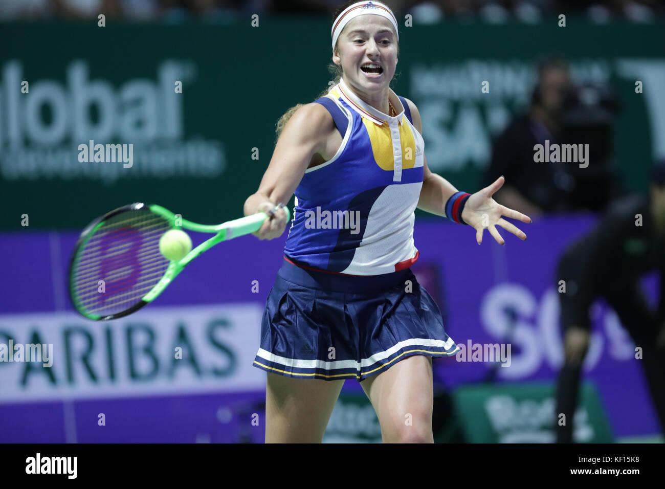 Singapore, Singapore. 24th Oct, 2017. Latvian tennis player Jelena ...