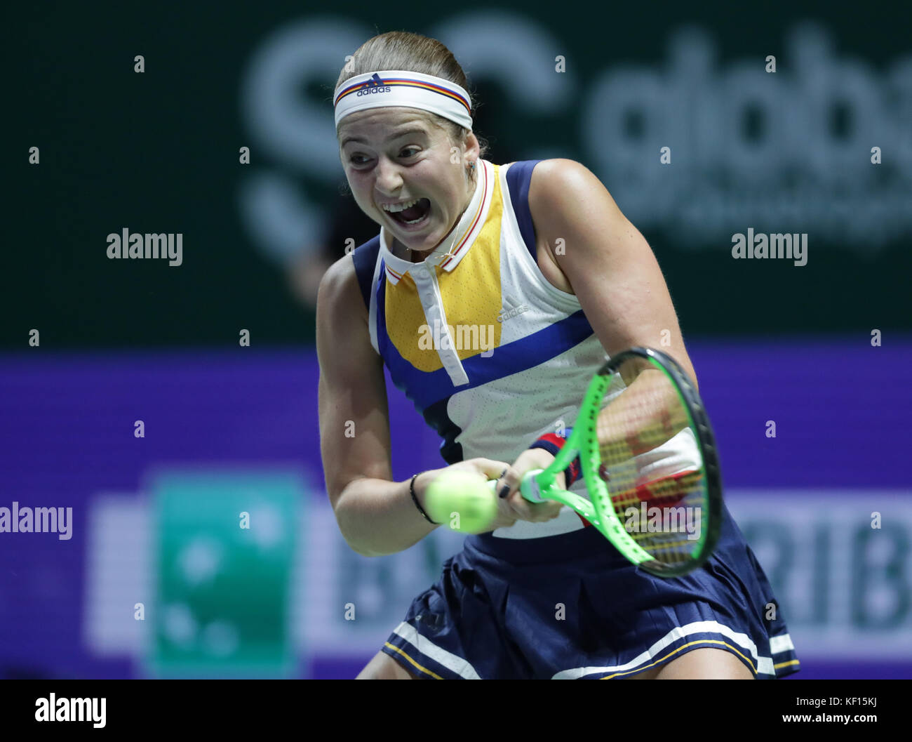 Singapore, Singapore. 24th Oct, 2017. Latvian tennis player Jelena ...
