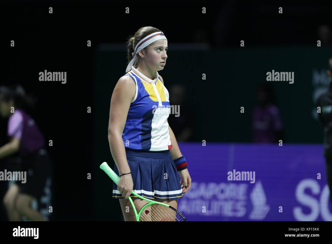Singapore, Singapore. 24th Oct, 2017. Latvian tennis player Jelena ...