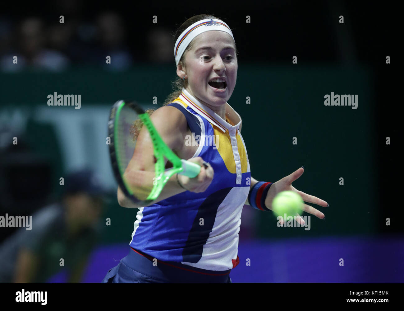 Singapore, Singapore. 24th Oct, 2017. Latvian tennis player Jelena ...