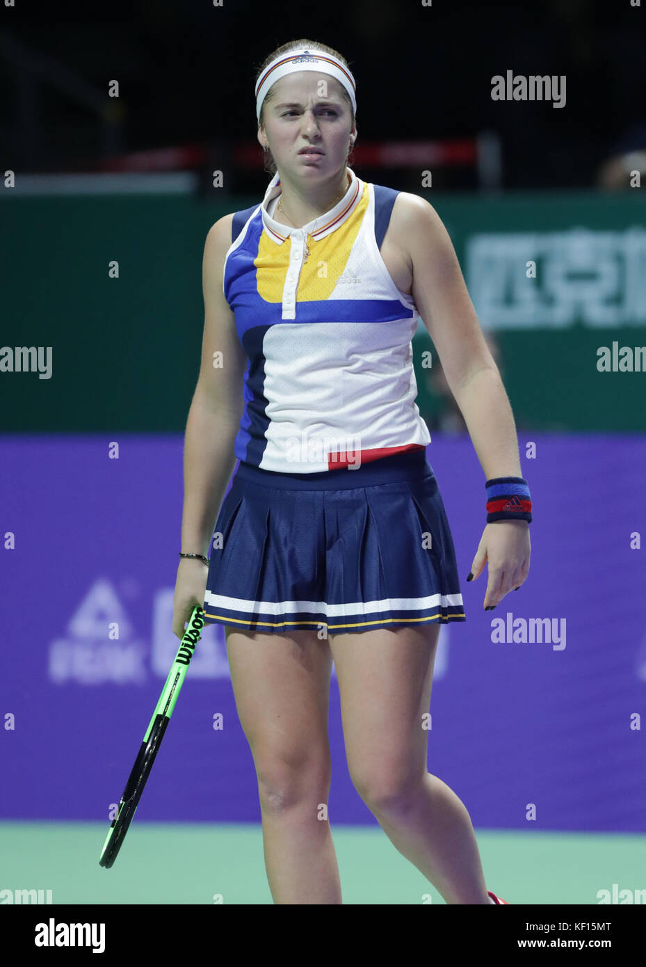 Singapore, Singapore. 24th Oct, 2017. Latvian tennis player Jelena ...