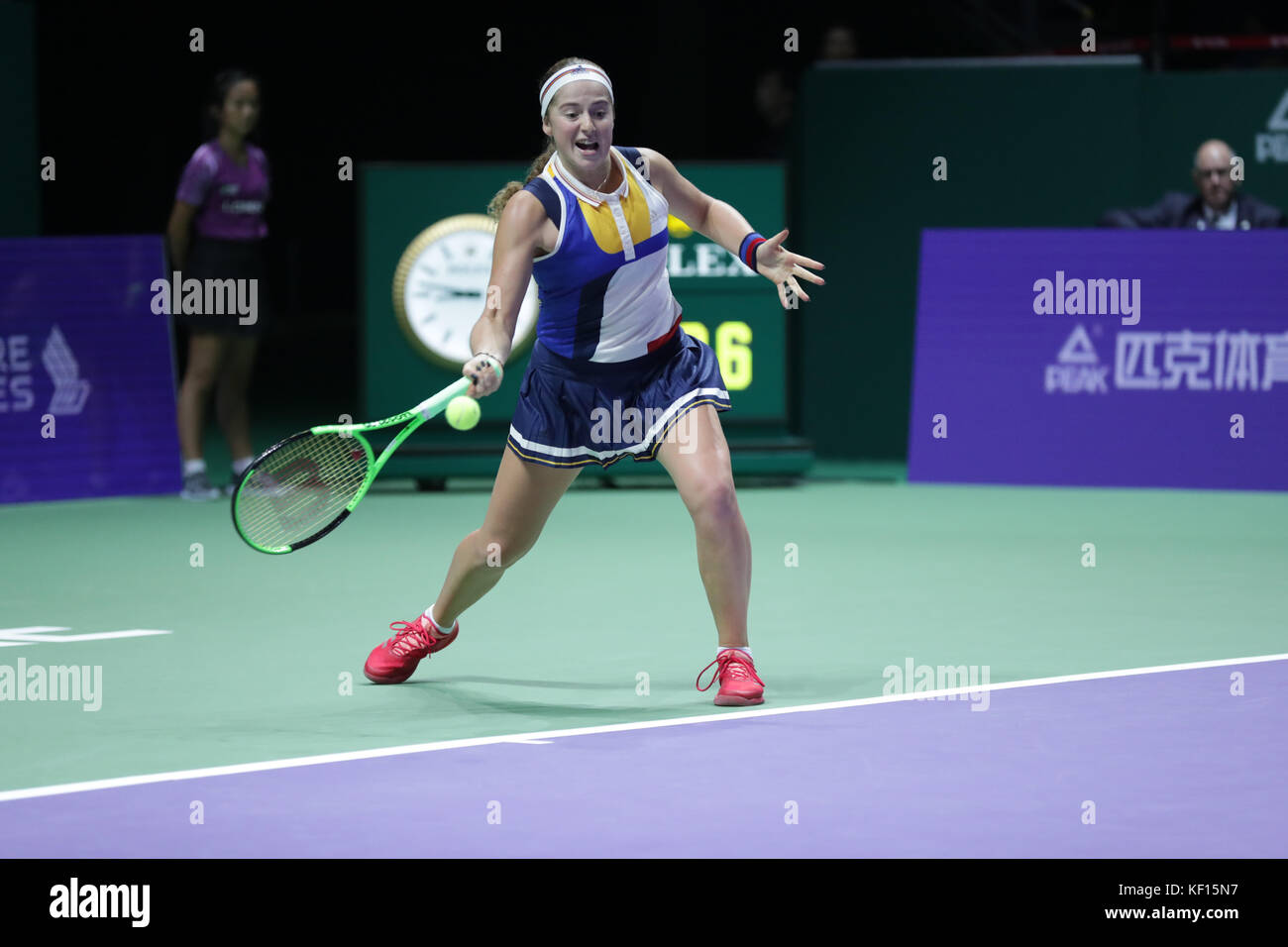 Singapore, Singapore. 24th Oct, 2017. Latvian tennis player Jelena ...