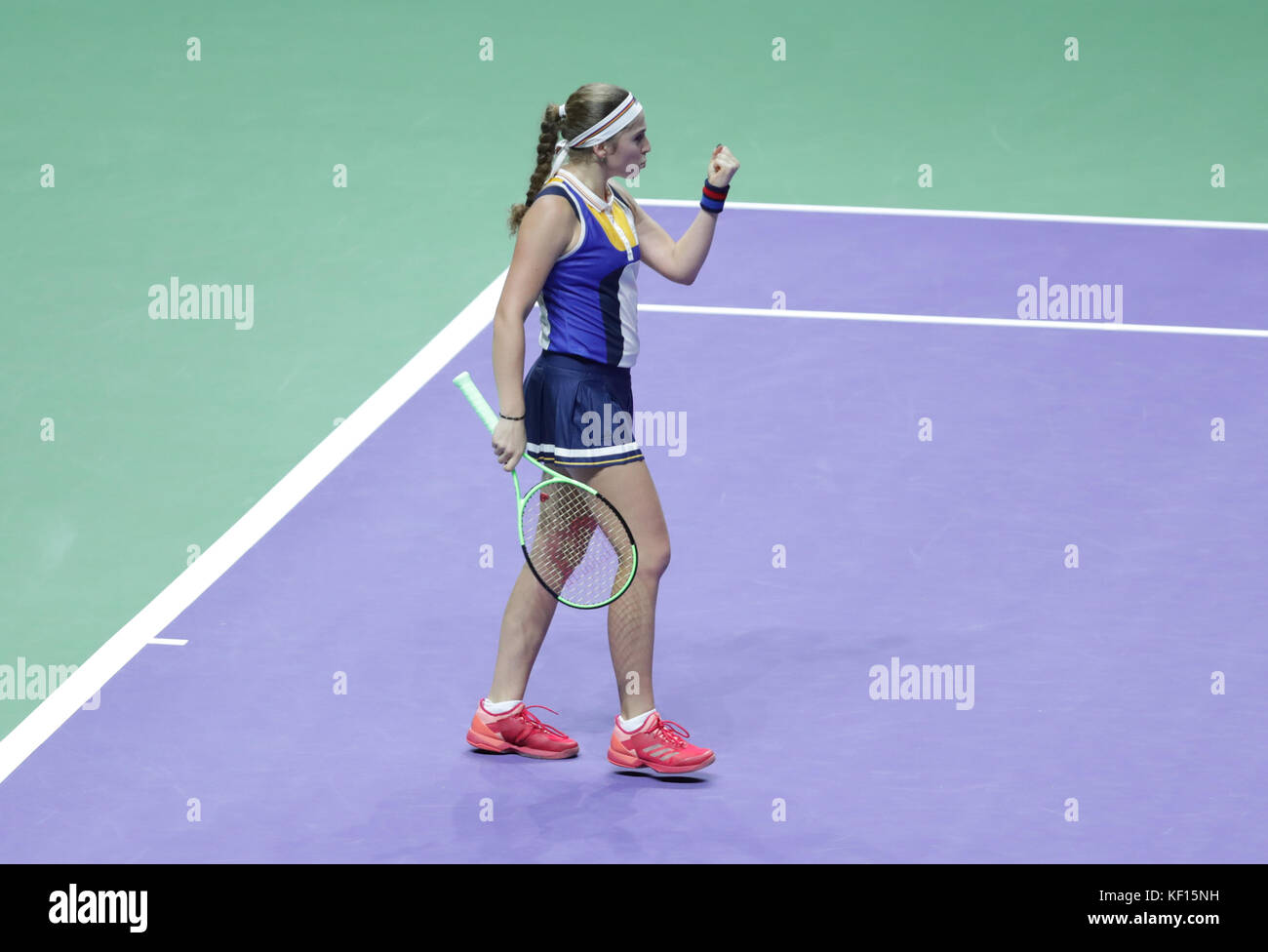 Singapore, Singapore. 24th Oct, 2017. Latvian tennis player Jelena ...