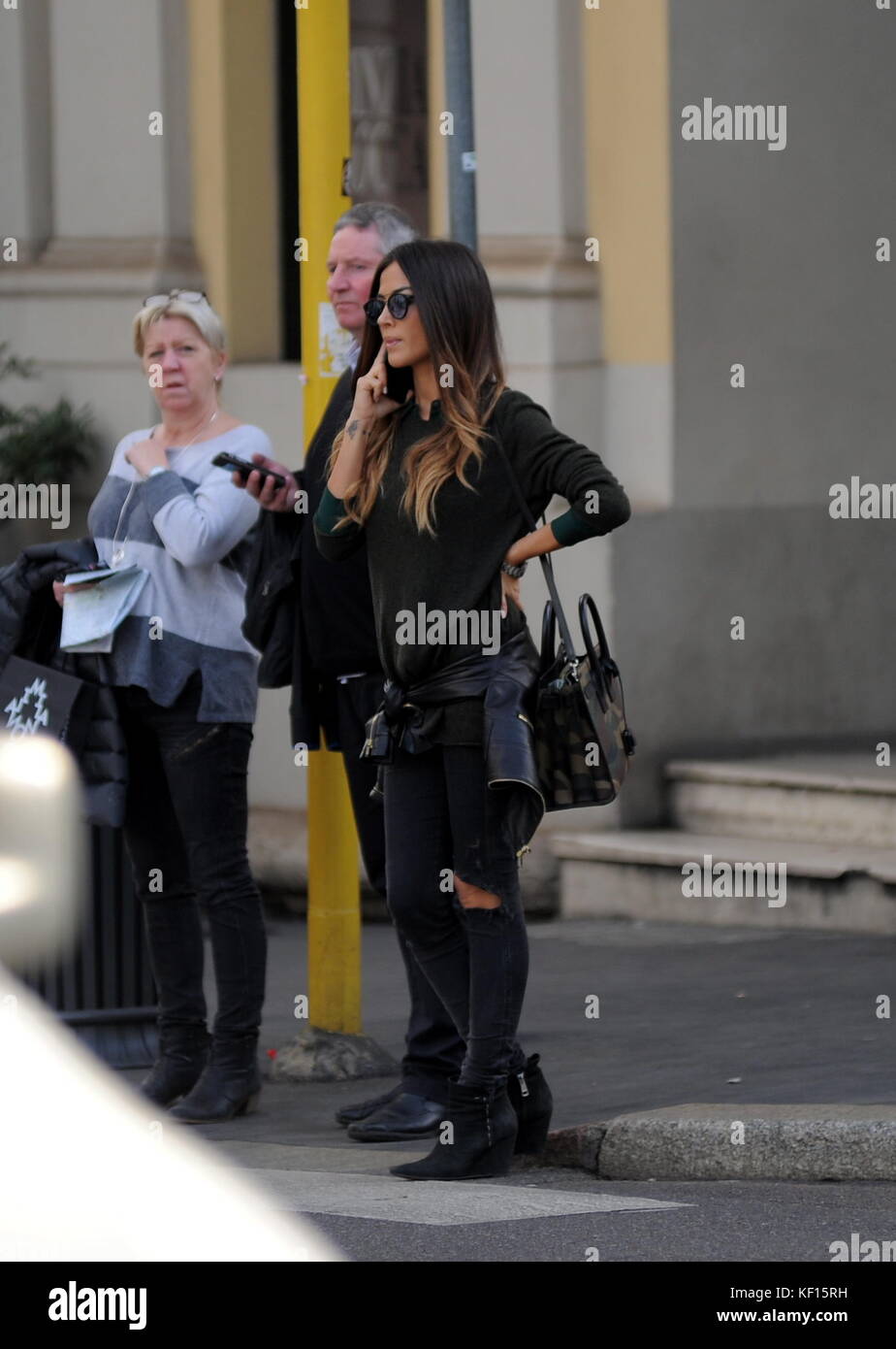 Milan, Giorgia Palmas in the center meets by chance Elena Barolo ...