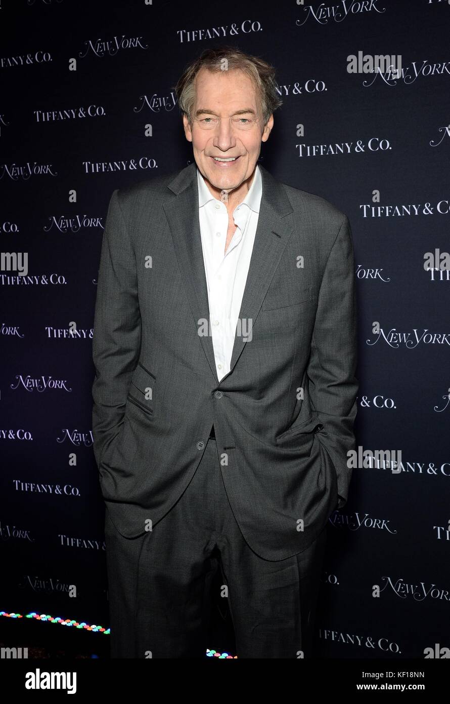 New York, NY, USA. 24th Oct, 2017. Charlie Rose at arrivals for NEW ...