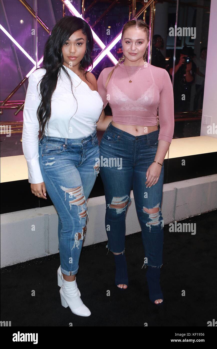 New York, NY, USA. 24th Oct, 2017. Jordyn Woods and Iskra Lawrence at ...