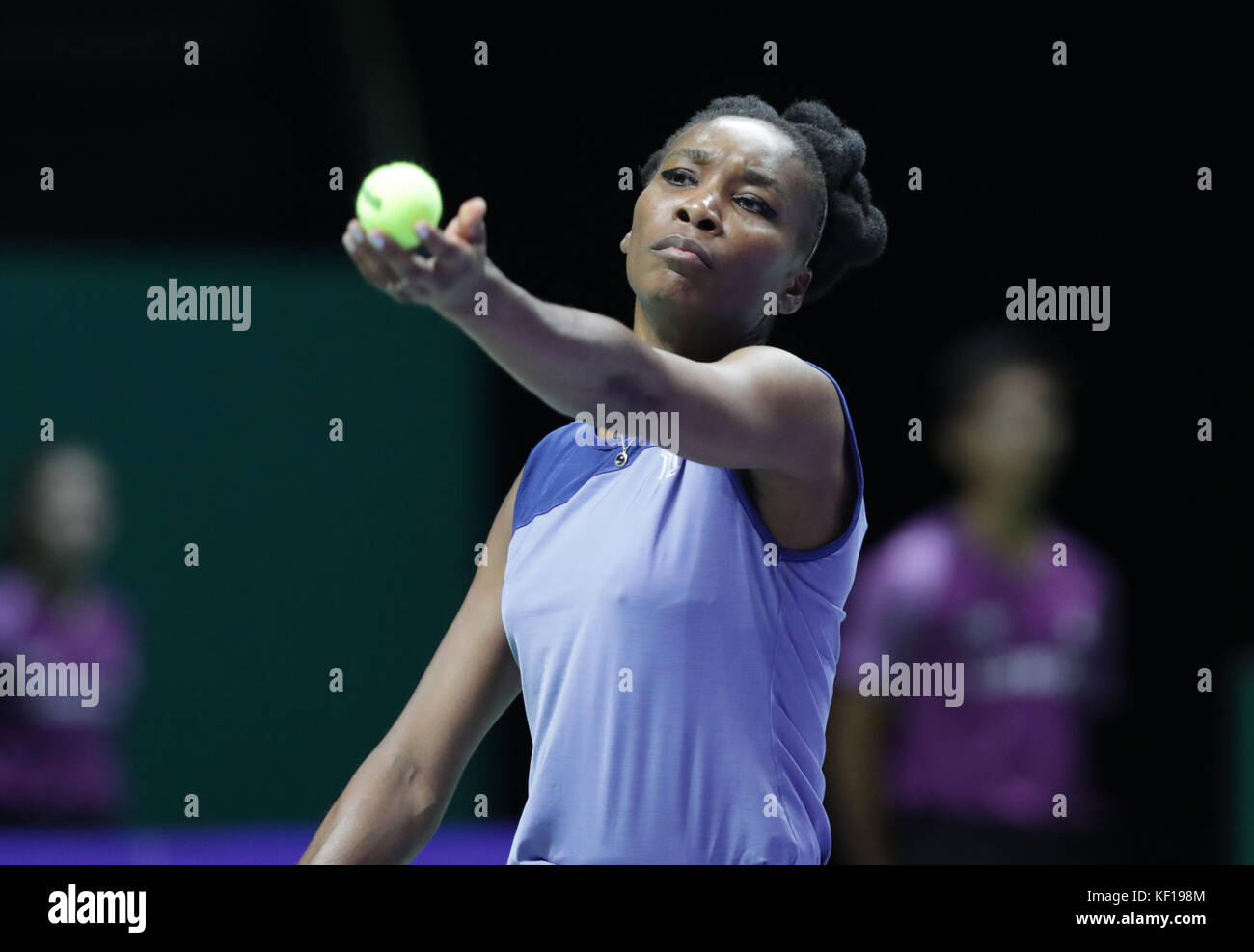 Singapore. 24th Oct, 2017. American tennis player Venus Williams is in ...