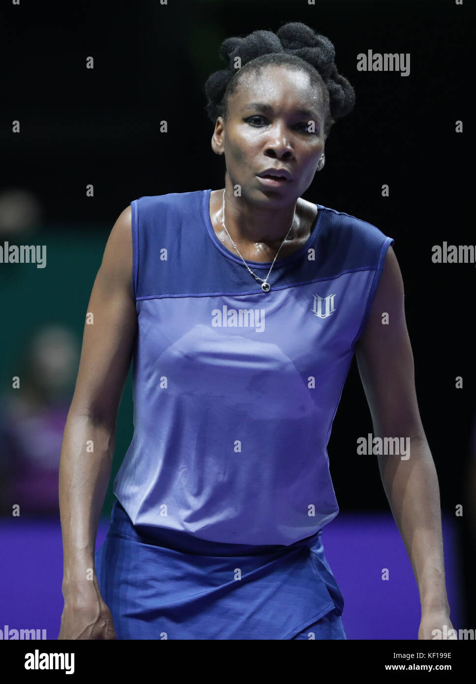 Singapore. 24th Oct, 2017. American tennis player Venus Williams is in ...