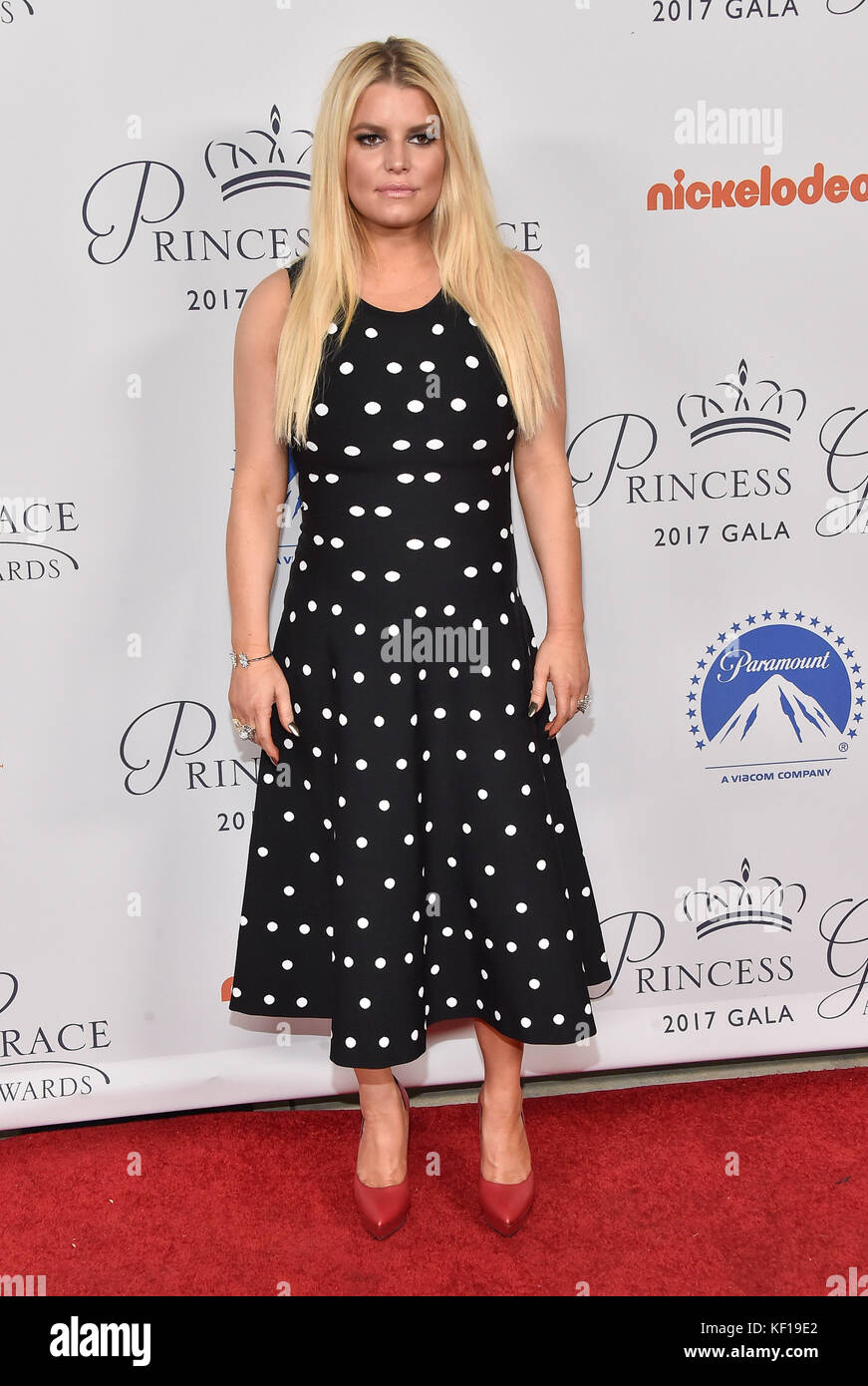 Hollywood, California, USA. 24th Oct, 2017. Jessica Simpson arrives for ...