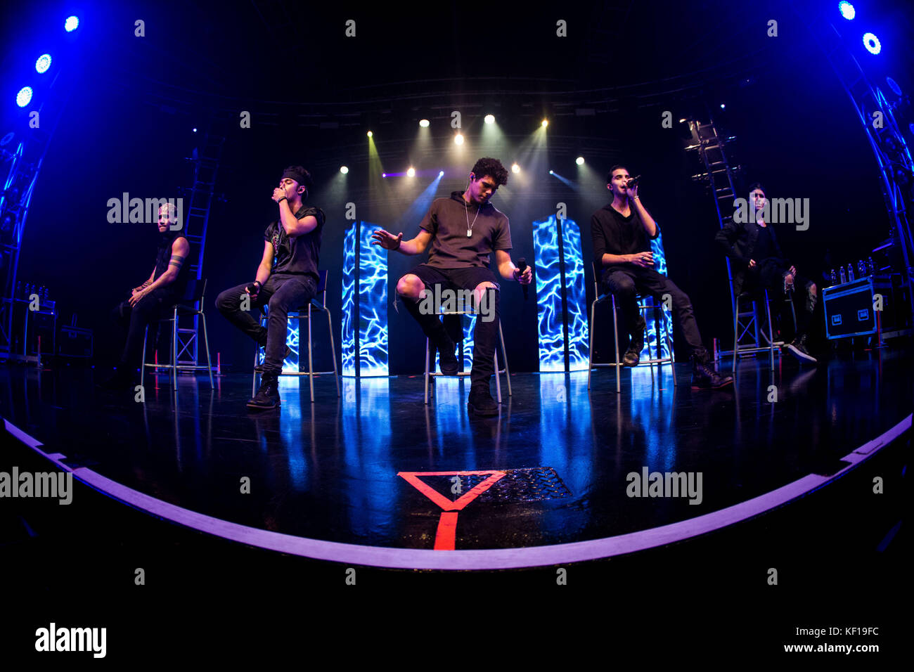 Milan, Italy. 24th Oct, 2017. CNCO perform live at Fabrique Credit ...