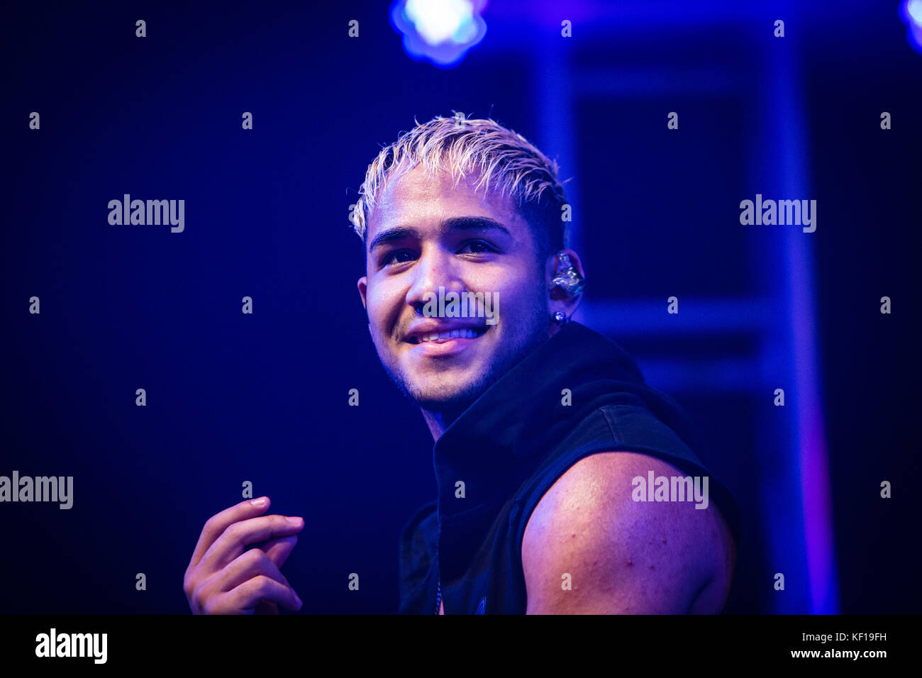 Milan, Italy. 24th Oct, 2017. CNCO perform live at Fabrique Credit ...