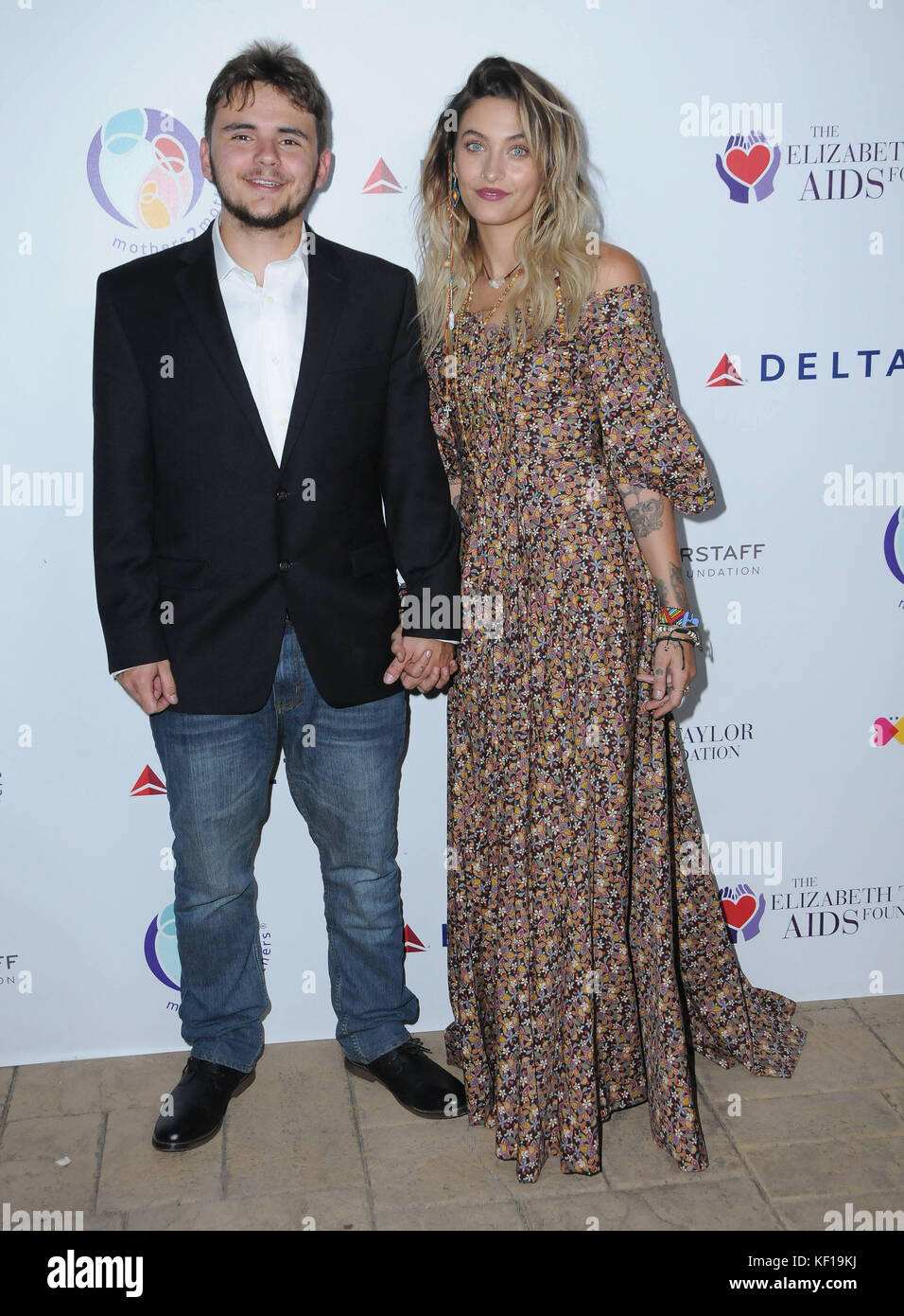 Beverly Hills, CA, USA. 24th Oct, 2017. Prince Jackson, Paris Jackson ...