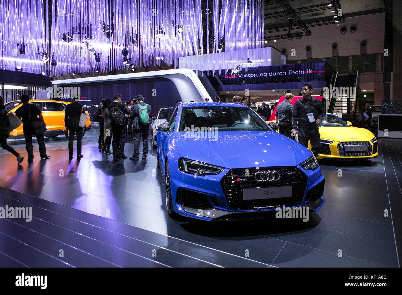 Audi presents its new car models at 45th Tokyo Motor Show. Credit ...