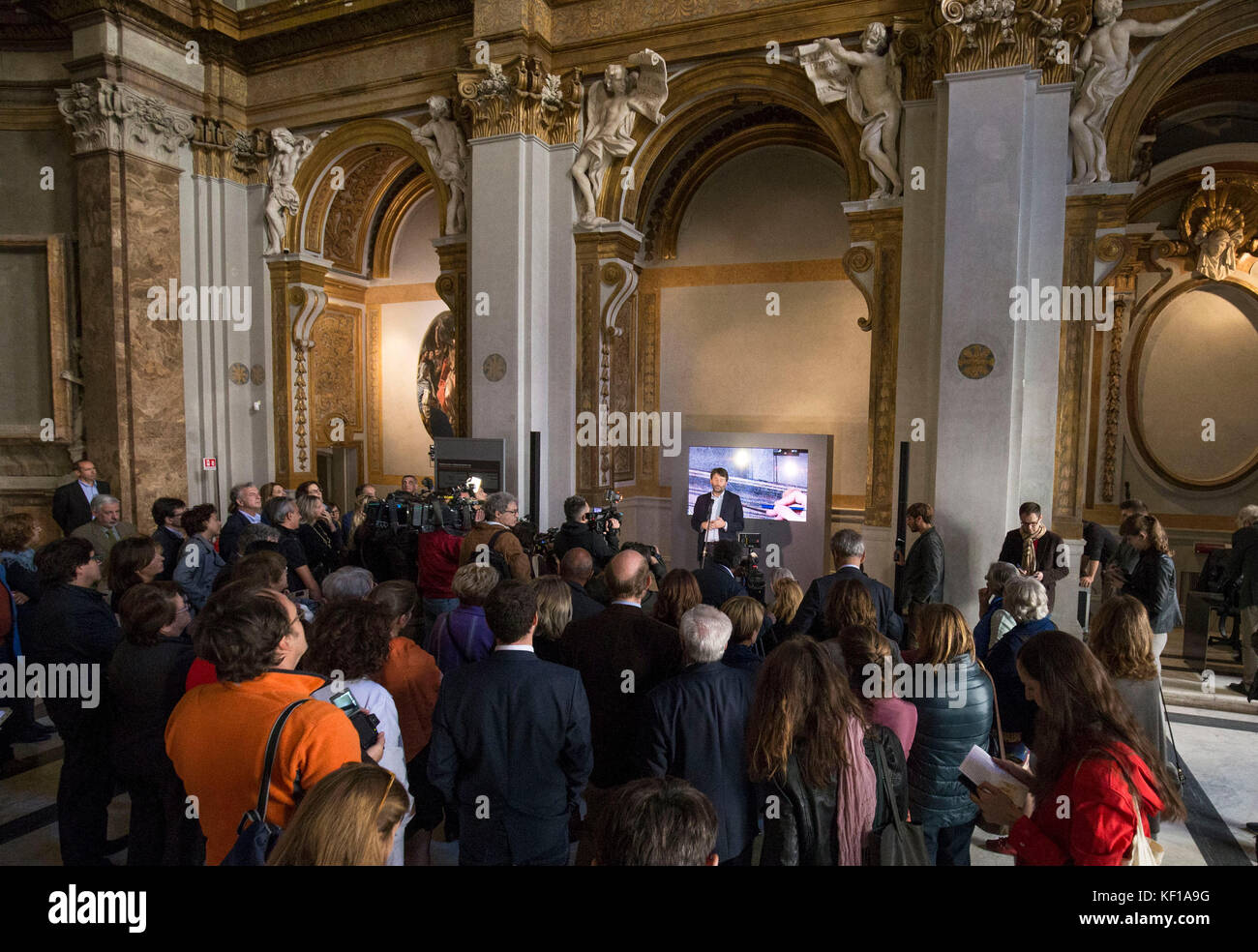 Rome, Italy. 24th Oct, 2017. S.Marta Church hosts Open Restoration ...