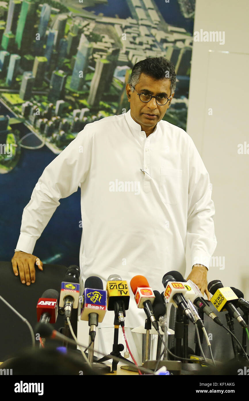 Colombo, Sri Lanka. 25th Oct, 2017. Sri Lanka Megapolis and Western ...