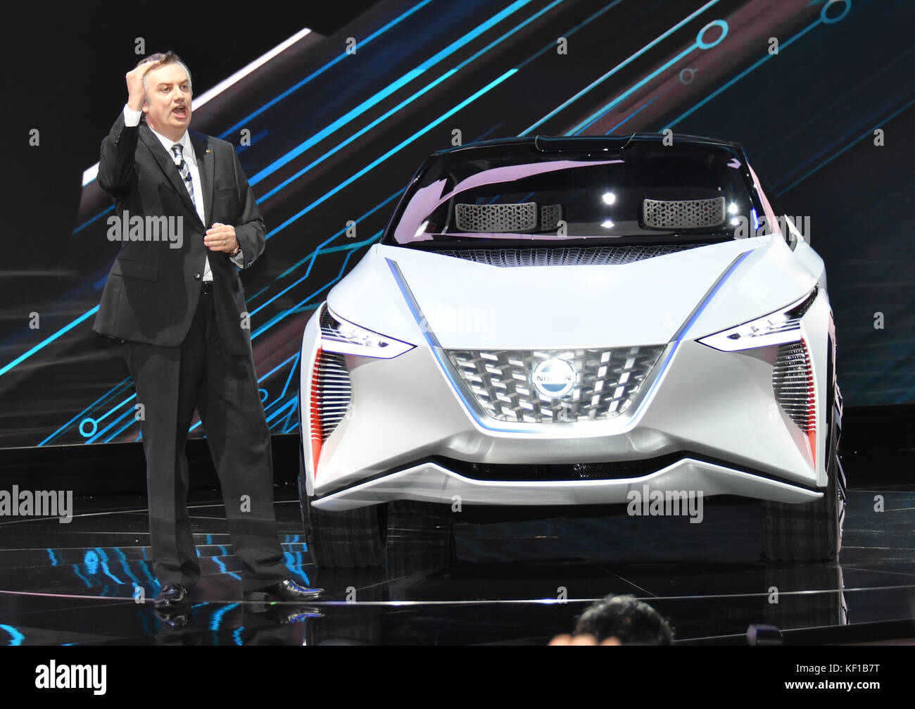 Tokyo, Japan. 25th Oct, 2017. Vice President Daniele Schillach of ...