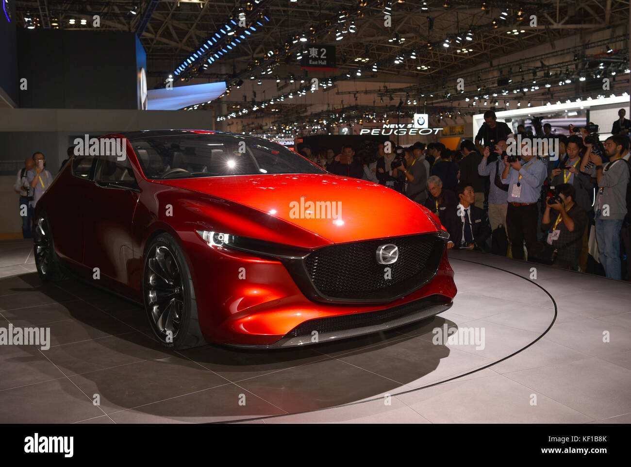 Tokyo, Japan. 25th Oct, 2017. President Masamichi Kogai of Japans Mazda ...