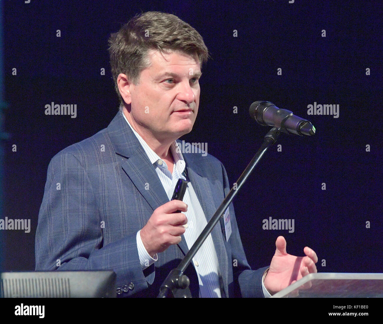 Prague, Czech Republic. 25th Oct, 2017. US futurist Martin Ford, who ...