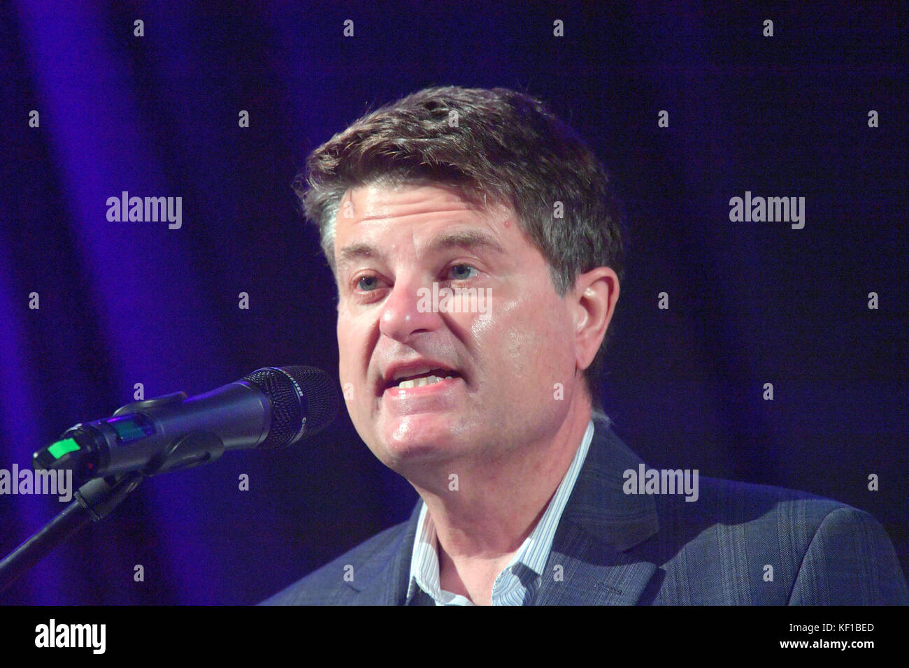 Prague, Czech Republic. 25th Oct, 2017. US futurist Martin Ford, who ...