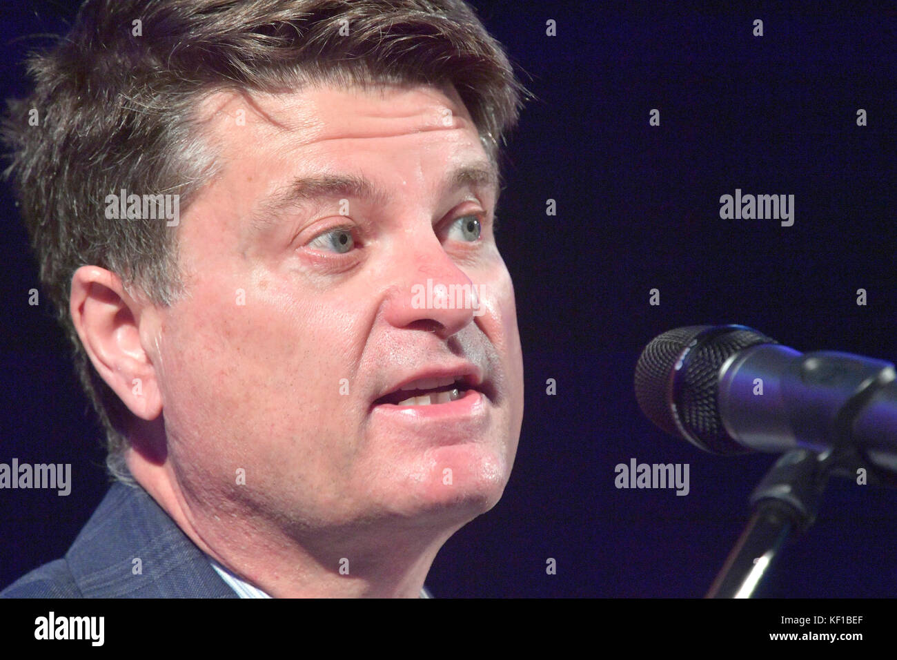 Prague, Czech Republic. 25th Oct, 2017. US futurist Martin Ford, who ...