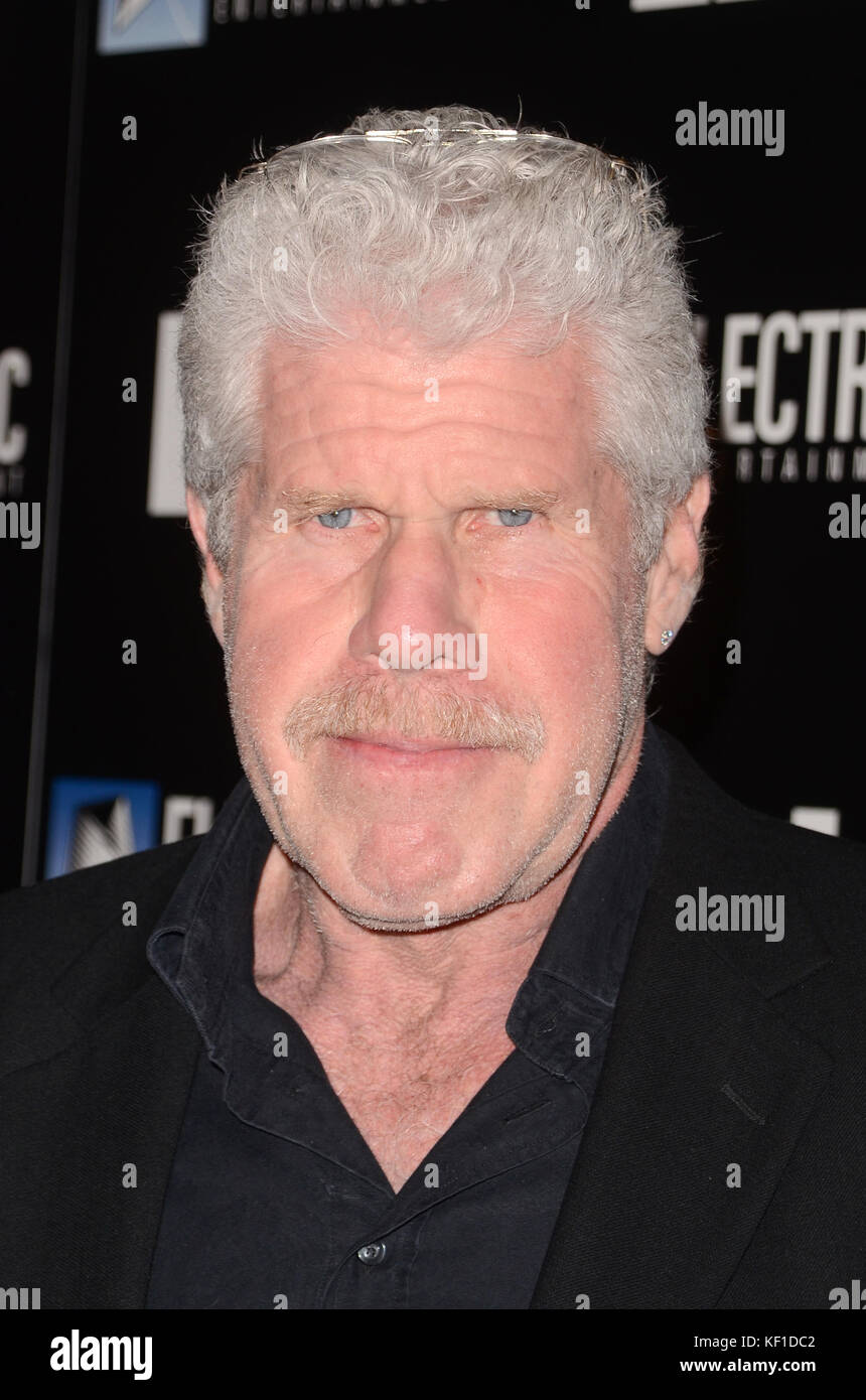Los Angeles, Ca, USA. 24th Oct, 2017. Ron Perlman at the premiere of ...