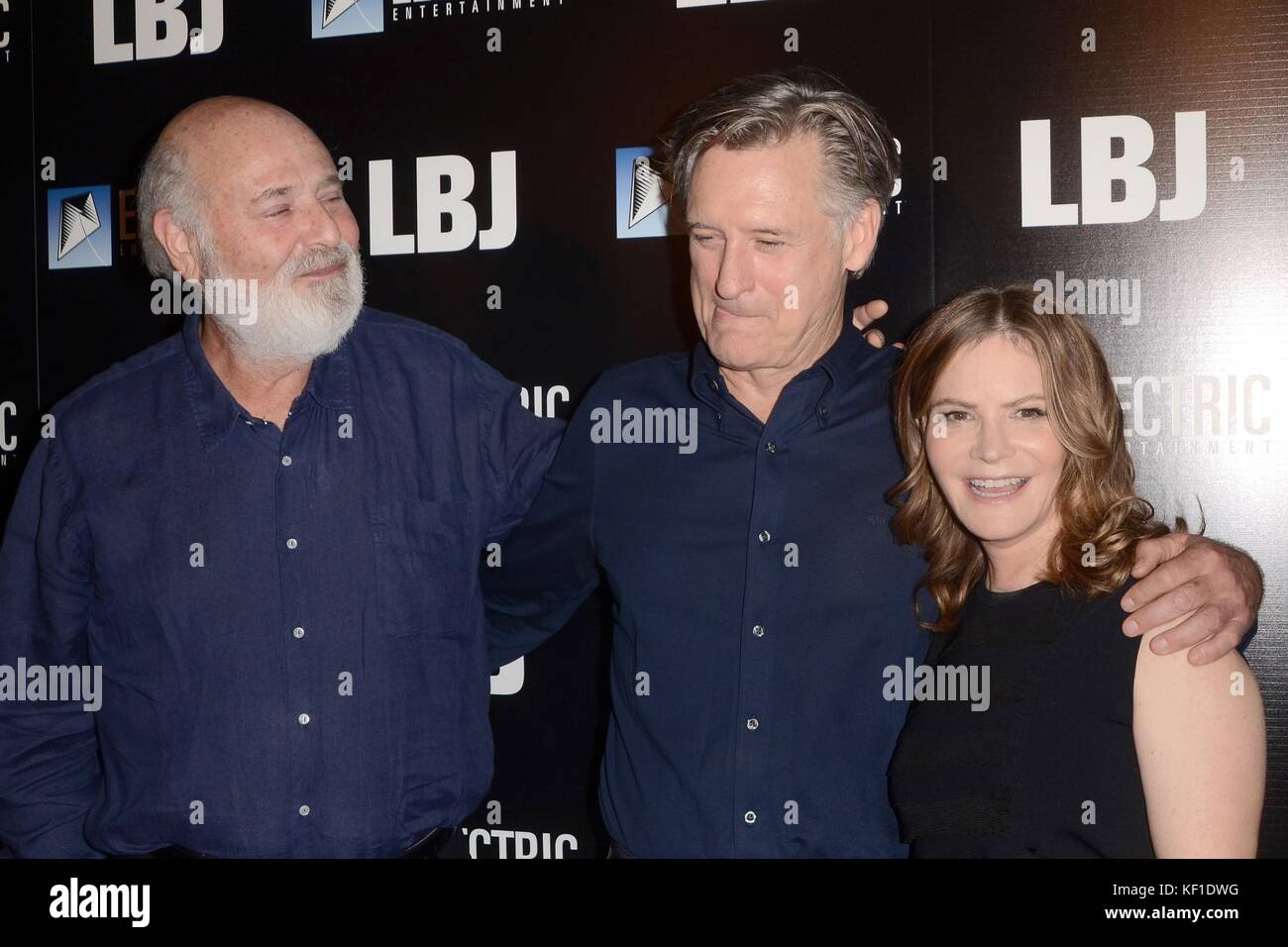 Rob Reiner, Bill Pullman, Jennifer Jason Leigh at arrivals for LBJ ...