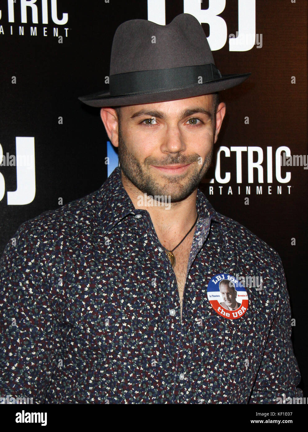 Los Angeles, CA, USA. 24th Oct, 2017. David Josh Lawrence. "LBJ"" World ...