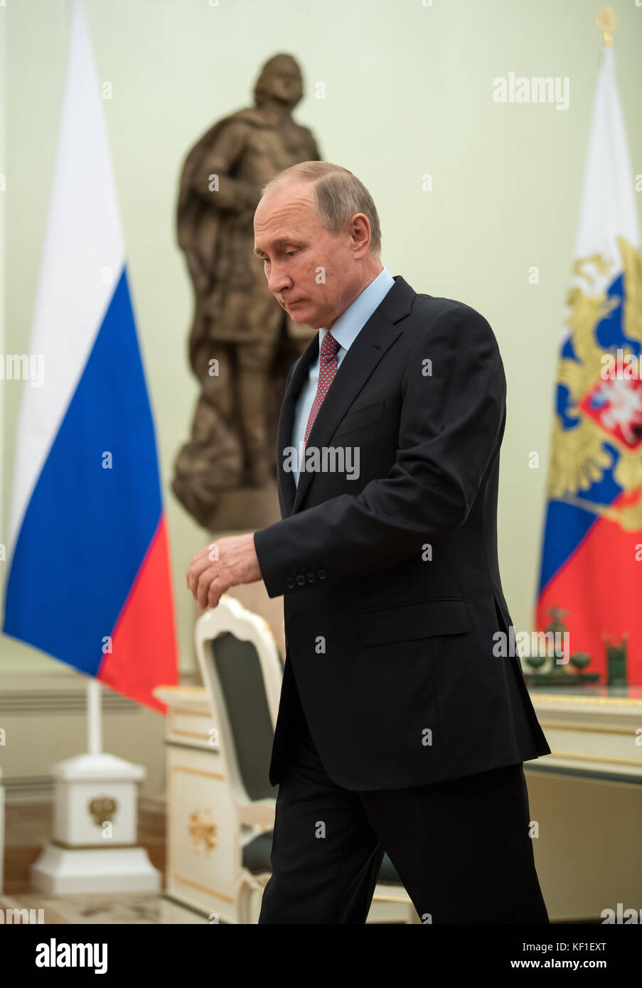 Moscow, Russia. 25th Oct, 2017. Russian president Vladimir Putin ...