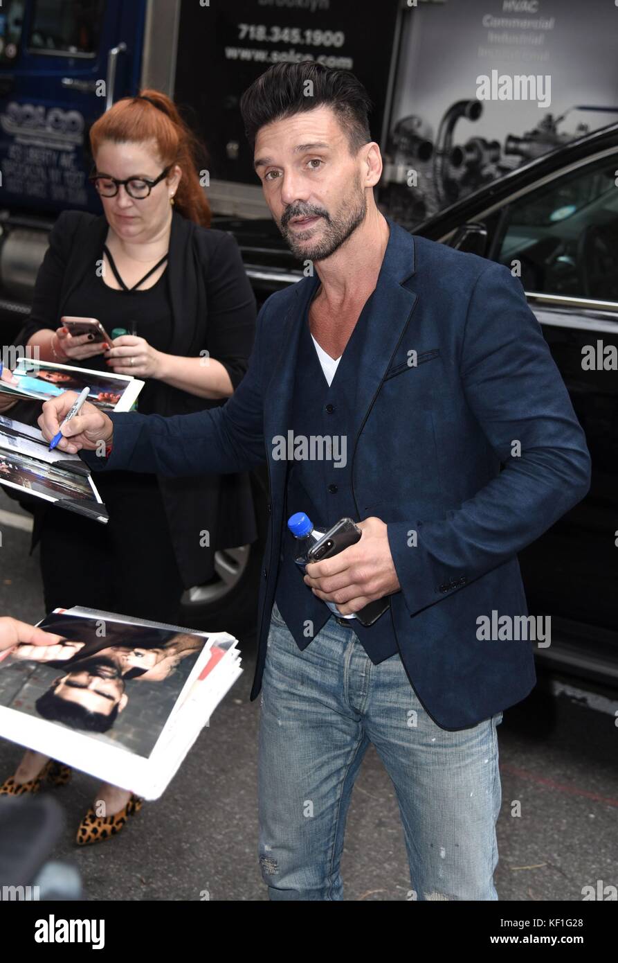 New York, NY, USA. 25th Oct, 2017. Frank Grillo, seen at the Today Show ...