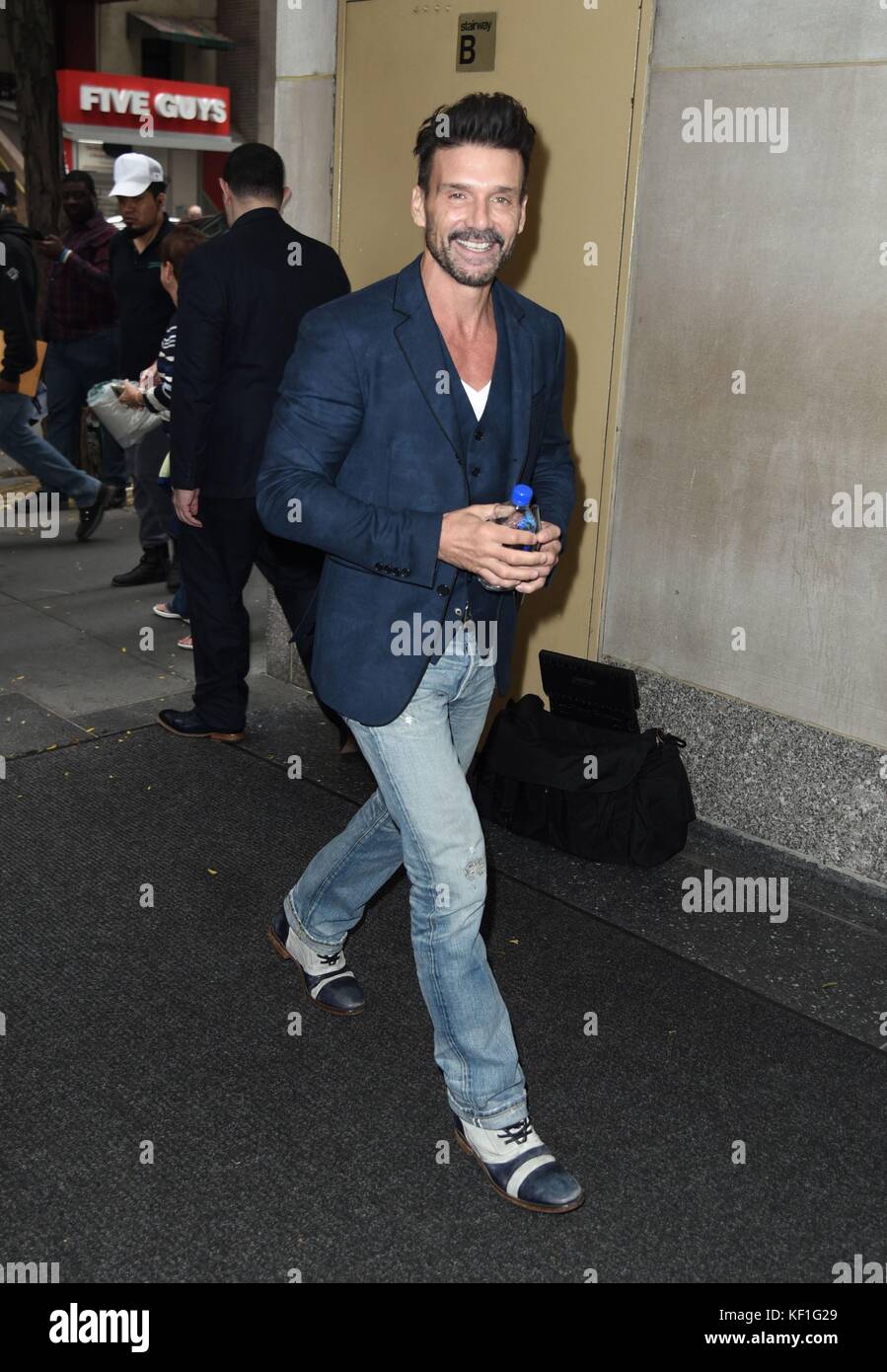 New York, NY, USA. 25th Oct, 2017. Frank Grillo, seen at the Today Show ...