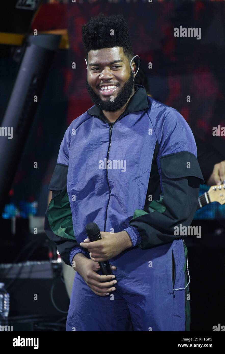 New York, NY, USA. 25th Oct, 2017. Khalid on stage for NBC Today Show ...