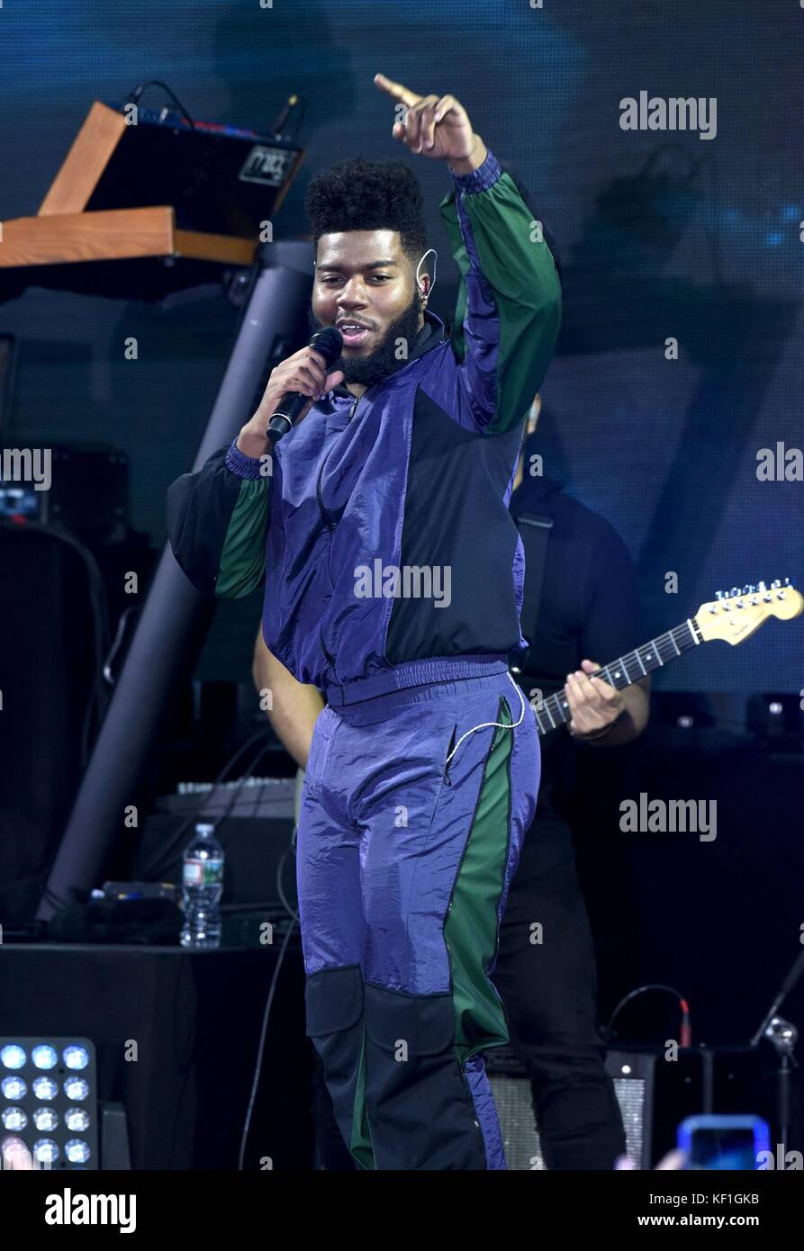New York, NY, USA. 25th Oct, 2017. Khalid on stage for NBC Today Show ...
