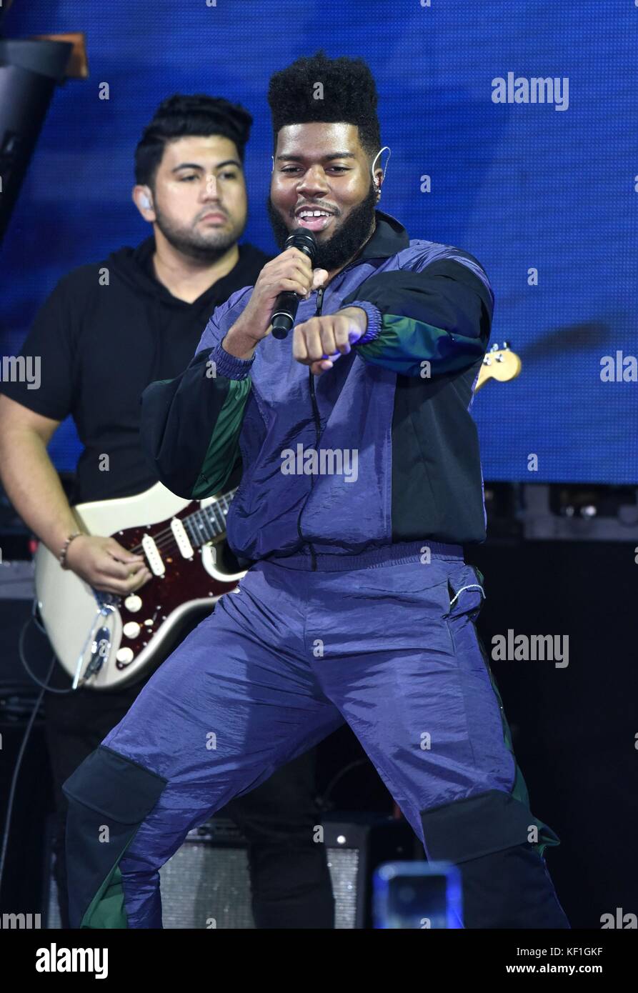 New York, NY, USA. 25th Oct, 2017. Khalid on stage for NBC Today Show ...
