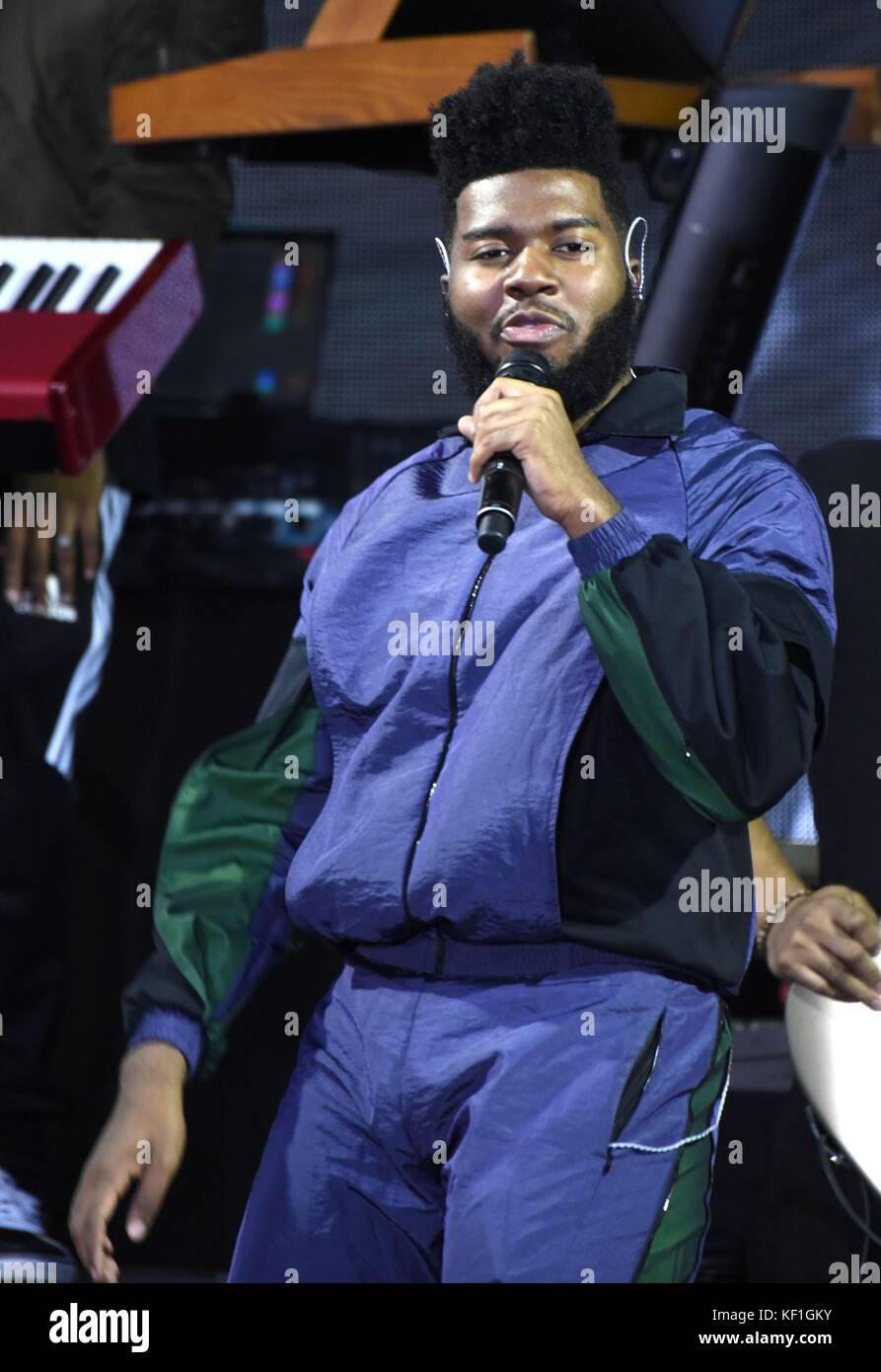 New York, NY, USA. 25th Oct, 2017. Khalid on stage for NBC Today Show ...
