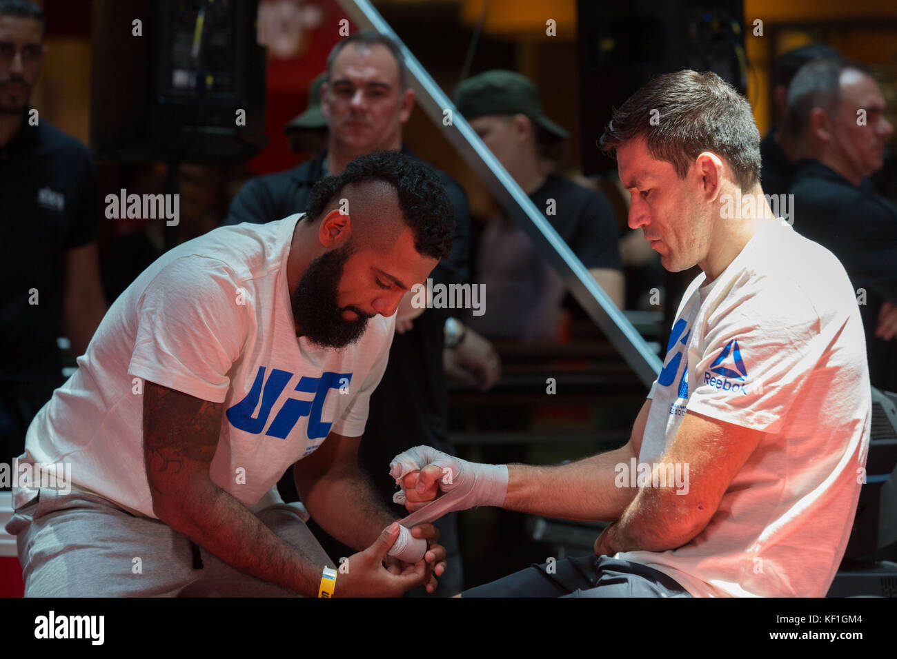 Sao Paulo, Sao Paulo, Brazil. 25th Oct, 2017. DEMIAN MAIA, during an ...