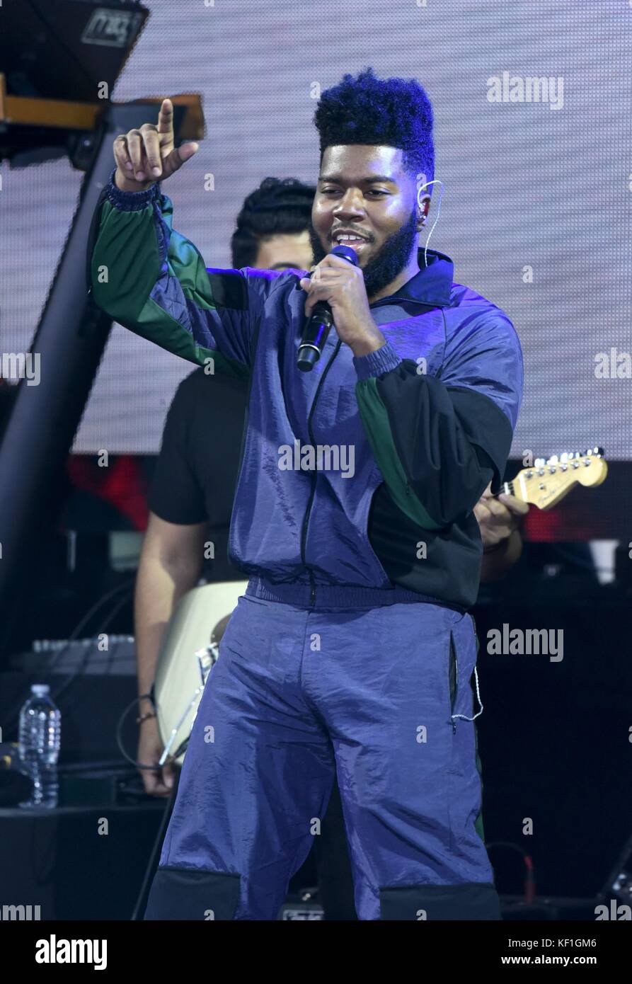 New York, NY, USA. 25th Oct, 2017. Khalid on stage for NBC Today Show ...