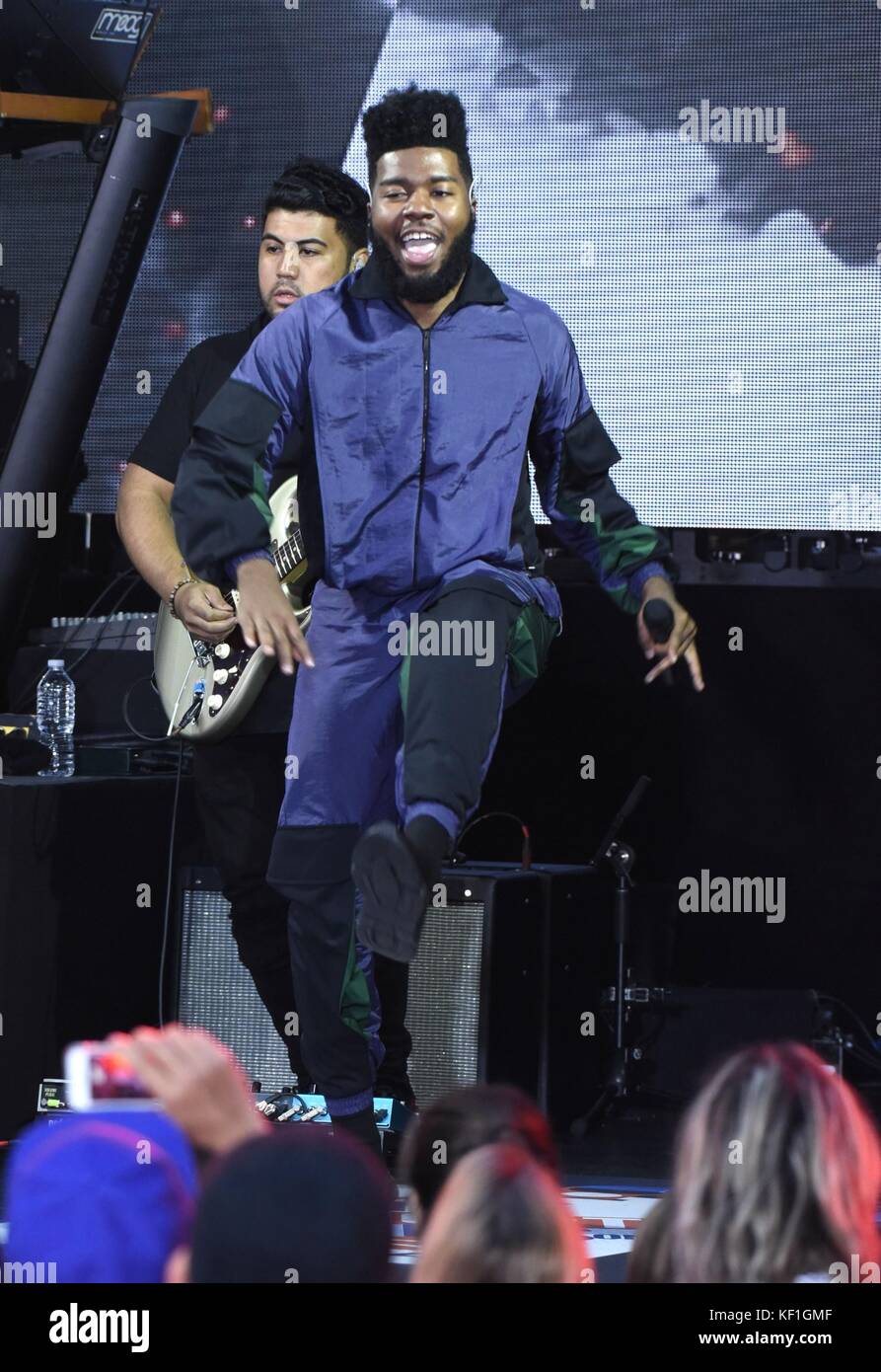 New York, NY, USA. 25th Oct, 2017. Khalid on stage for NBC Today Show ...