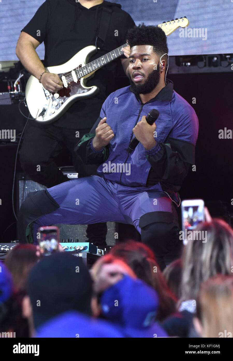 New York, NY, USA. 25th Oct, 2017. Khalid on stage for NBC Today Show ...