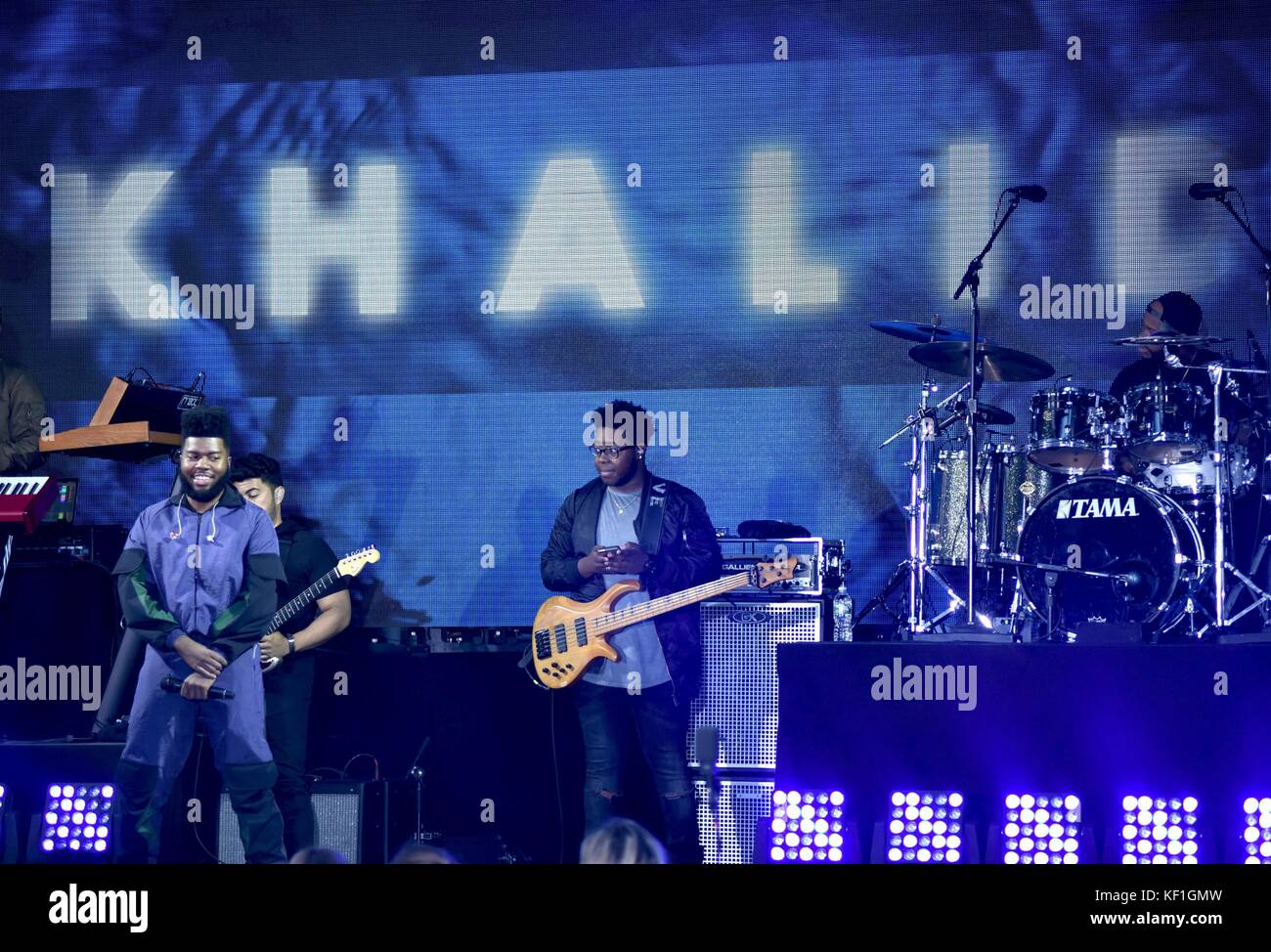 New York, NY, USA. 25th Oct, 2017. Khalid on stage for NBC Today Show ...