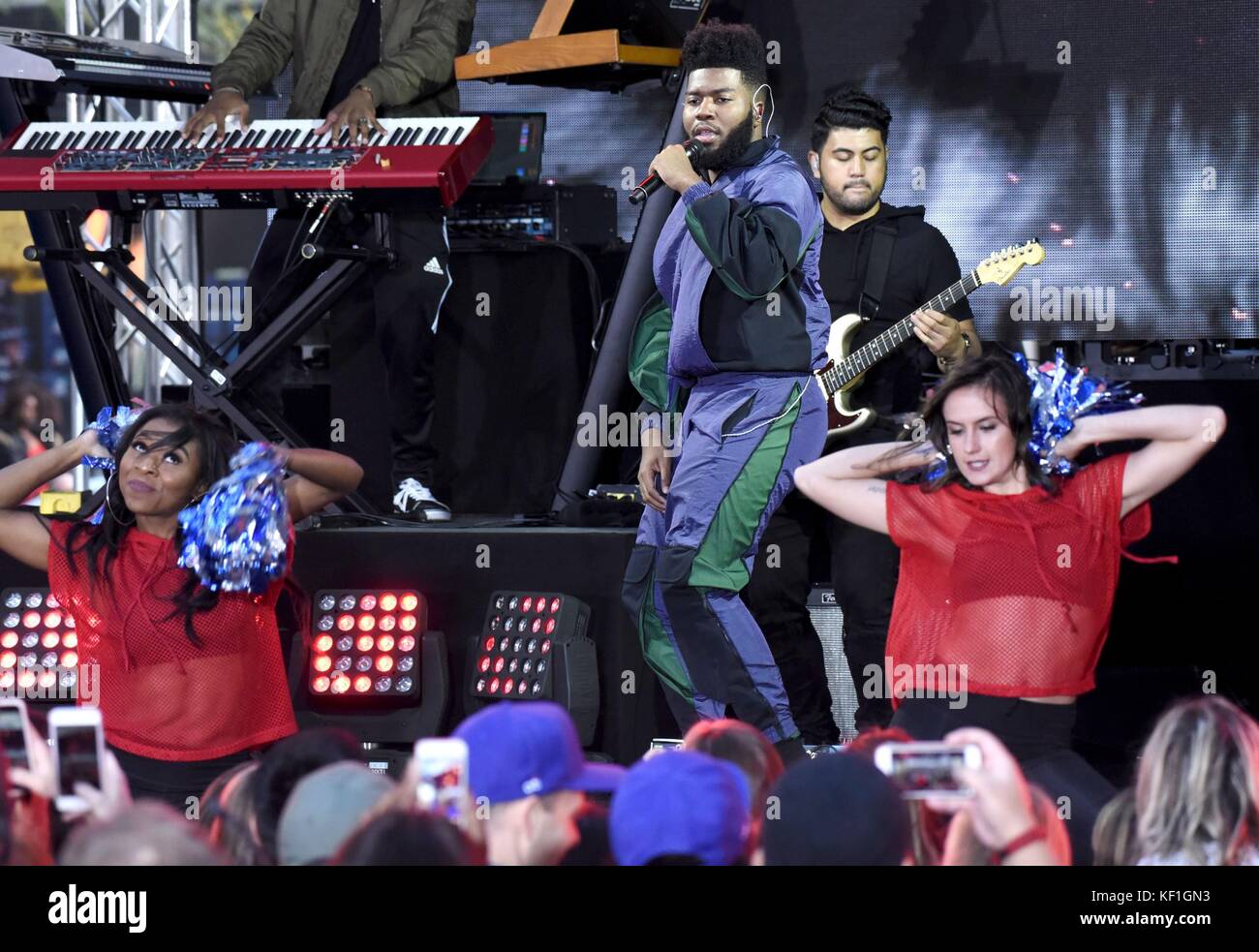 New York, NY, USA. 25th Oct, 2017. Khalid on stage for NBC Today Show ...
